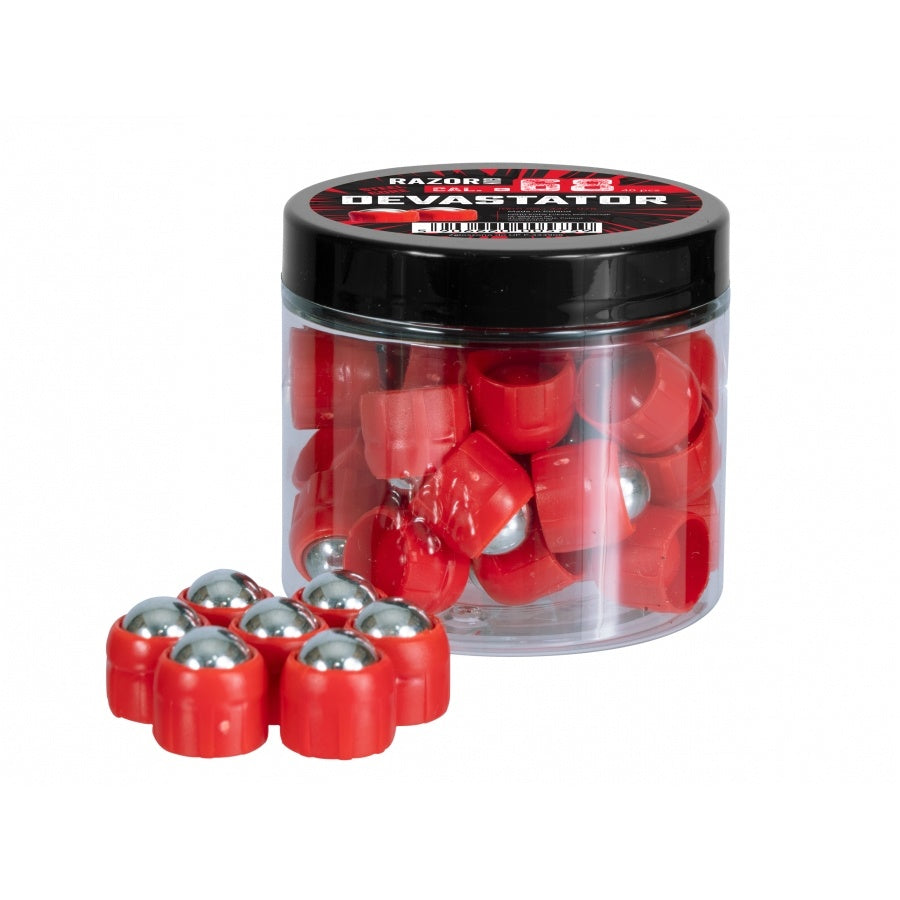 Proyectiles "BUCKSHOT DEVASTATOR" 0.68 Cal. (Bolas de Acero - Steel Co ...